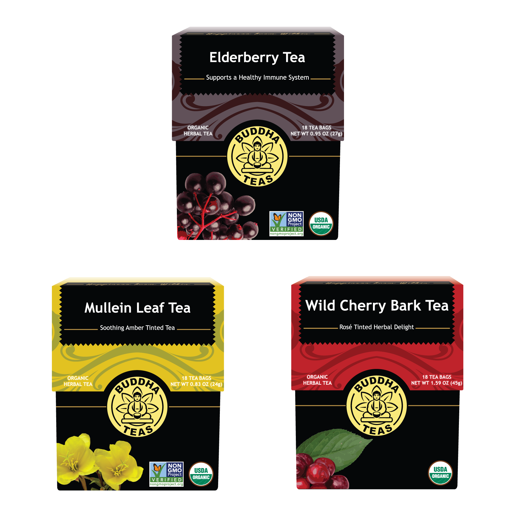 Buy Respiratory & Throat Trio: Organic & Plastic-Free Tea Bags | Buddha ...